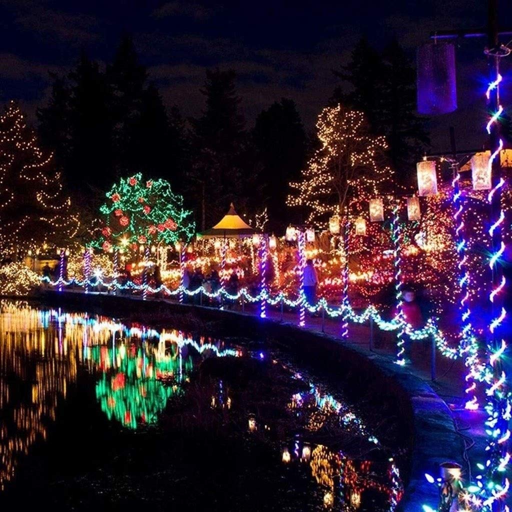 WDWL Solar Lights Outdoor,8 Modes Solar Garden Lights 20-1000 Lights 5-102M Copper Wire Solar String Lights, Waterproof For Christmas, Halloween, Tree, Garden, Home, Wedding, Pathway, Party Fairy Ligh