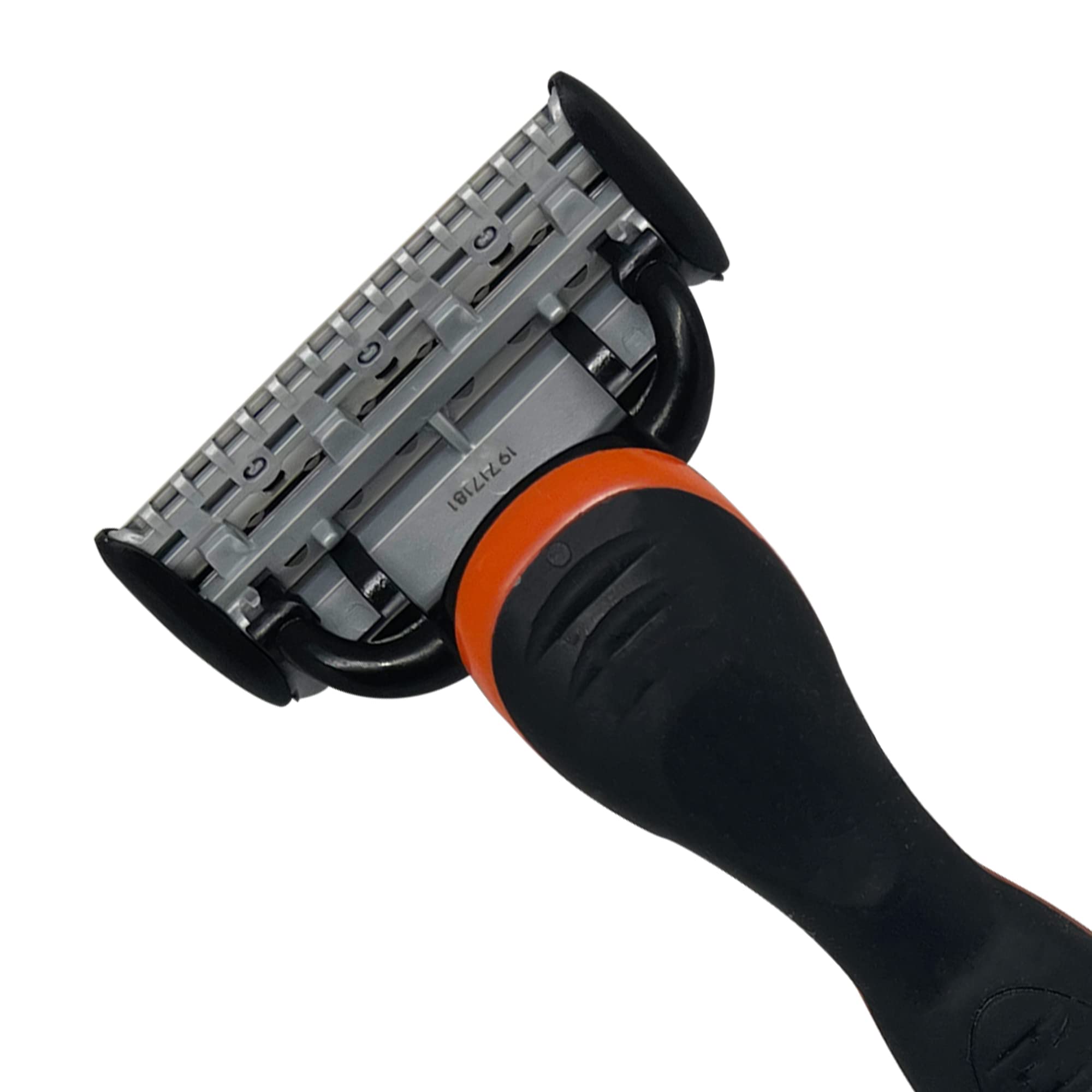 Vaylor 5 Blade Pivoting Mens Disposable Shaving Razor with Ergonomic Handle and Rubber Grip, 1 Pack