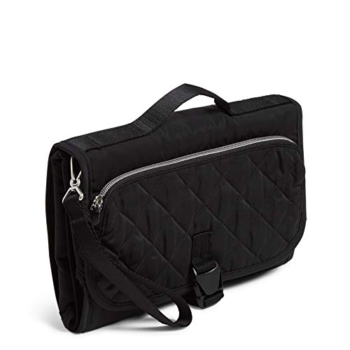Vera Bradley Women's Performance Twill Travel Baby Changing Pad, Black, One Size