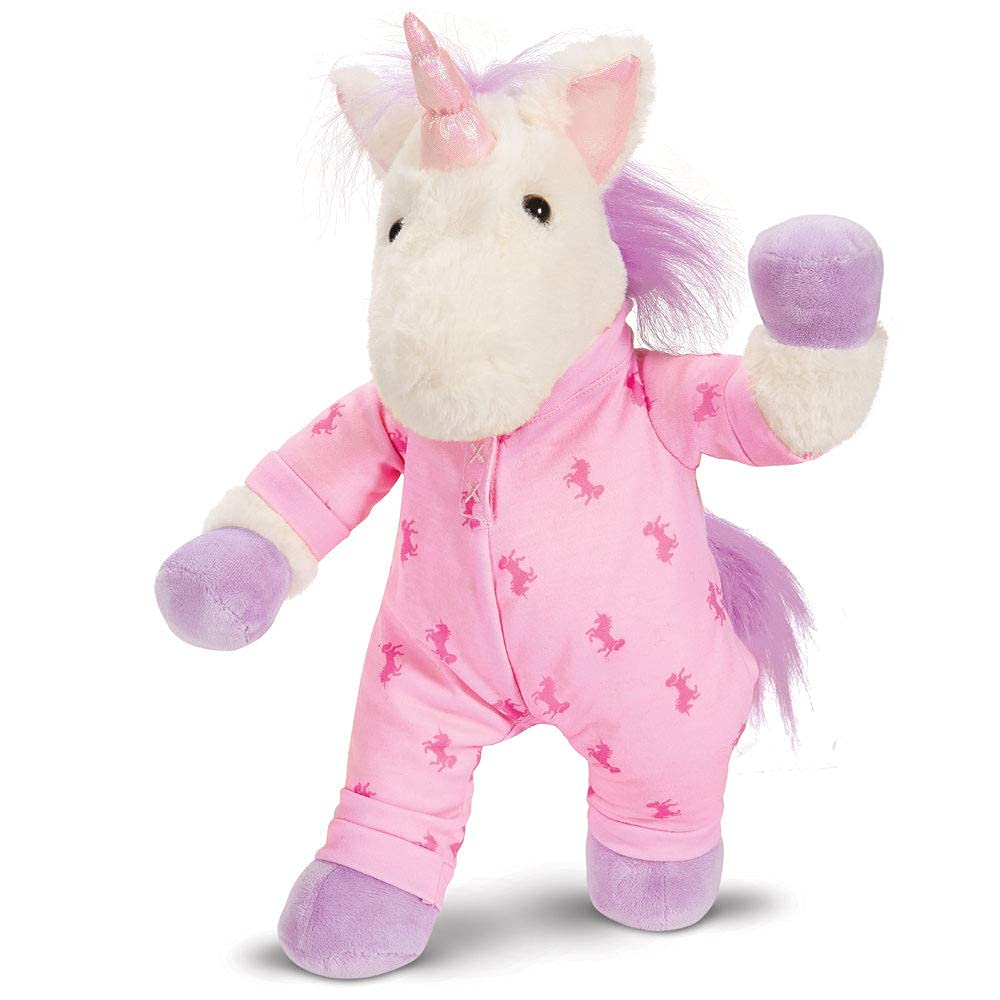 Vermont Teddy Bear Stuffed Unicorn - Unicorn Stuffed Animal, PJ Pals, 13 inch