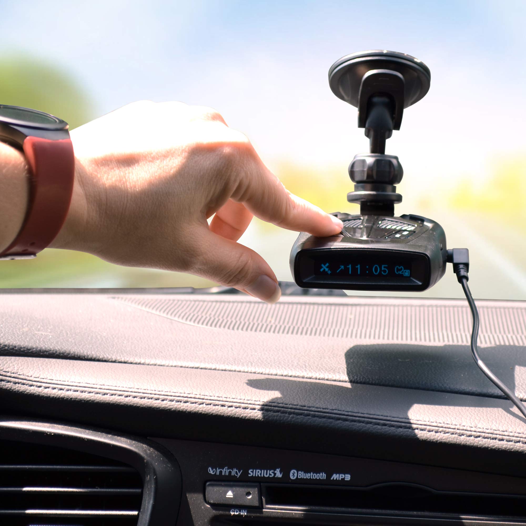 Whistler MFU440 Multi-Functional Radar Detector with Fully Integrated Dash Camera – High Performance – Wi-Fi Enabled – iOS and Android Dash Cam App – HD Playback – Supports Up to 32GB SD Card