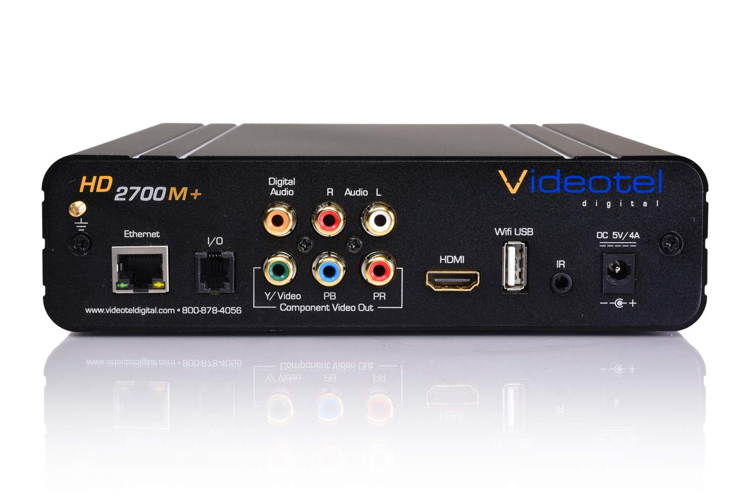 Videotel Digital Industrial Grade Looping DVD and Digital Signage Media Player All in one Unit. DVD, USB & SD. 24/7 Continuous Looping Play, Auto Powers On, Auto Plays, Auto Repeats - HD2700 M +