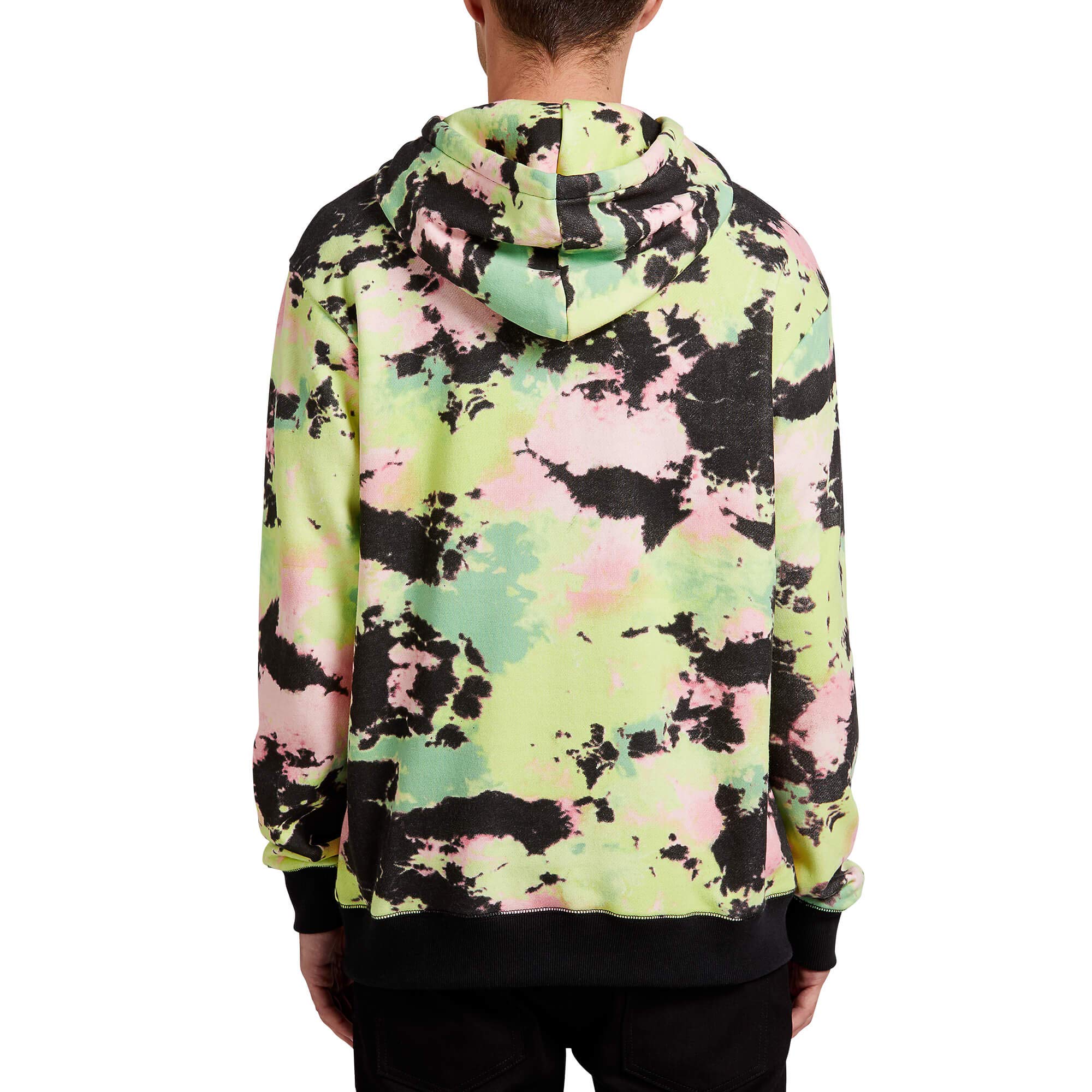 Volcom Men's Marbaram Pullover Hooded Fleece Sweatshirt, Multi, Small