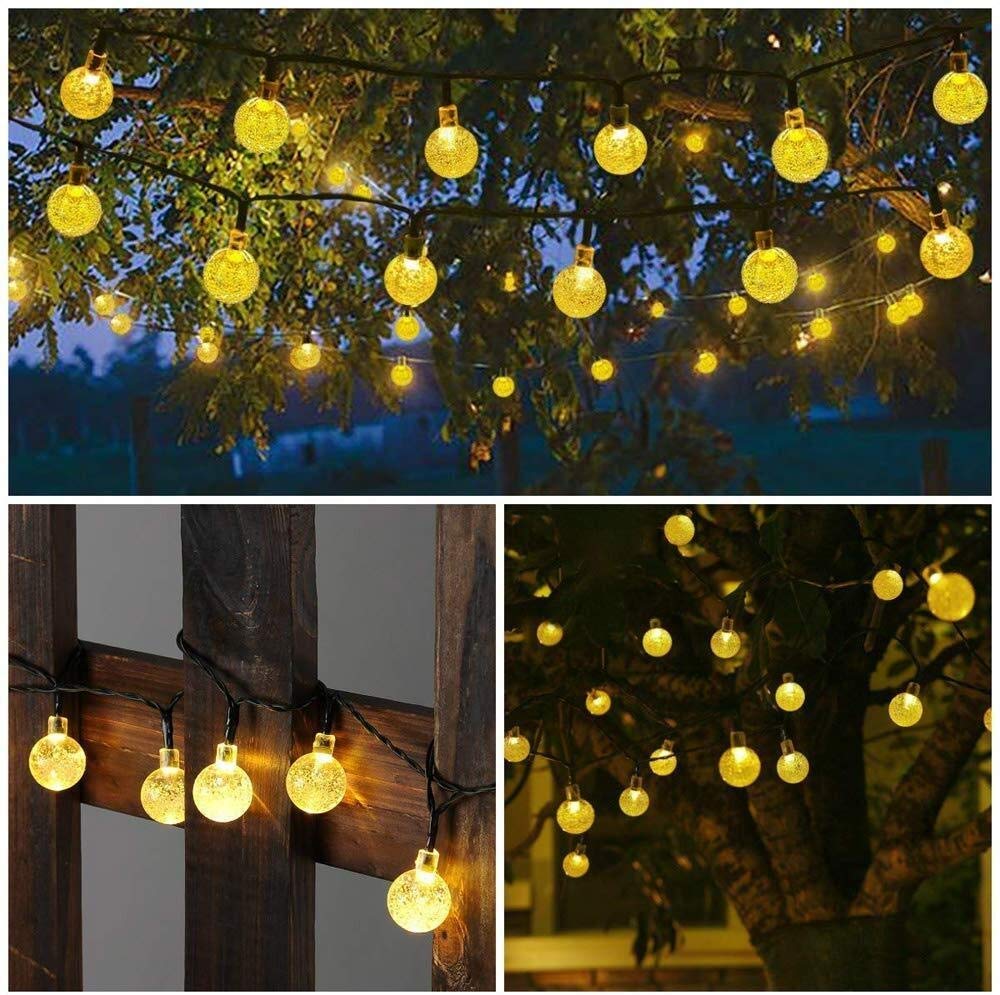 WDWL Solar String Light, 30LED Outdoor Christmas Lights Christmas Tree Lawn Home Garden, Dew Waterproof Solar Lamps