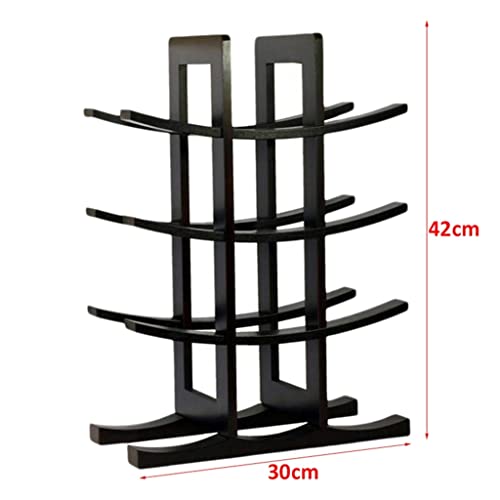 WENLII Wooden Wine Rack 12 Bottles Bar Kitchen Dining Room Storage Wine Rack Home Countertop Wine Rack