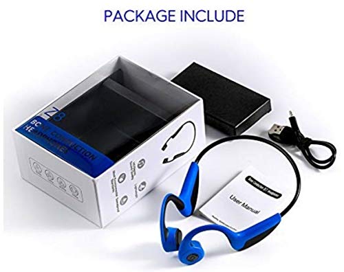 Wireless Bone Conduction Headphones (Black/Blue)
