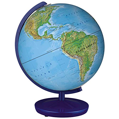 Thames & Kosmos Student Desk Globe, 10" Diameter Acrylic Globe with Geopolitical Boundaries, Made in Germany by Columbus, World's Finest Globes & Maps