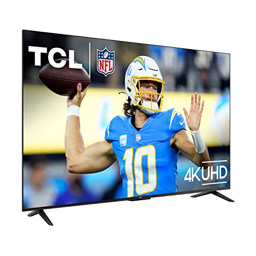 TCL 55-Inch Class S4 4K LED Smart TV with Google TV (55S450G, 2023 Model), Dolby Vision, HDR Pro, Dolby Atmos, Google Assistant Built-In with Voice Remote, Works with Alexa, Streaming UHD Television