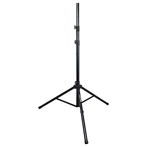 Sound Town DJ Lighting Stand - Adjustable Height, 10.3 ft Tall, with T-Bar and Tripod Base (STLS-010)