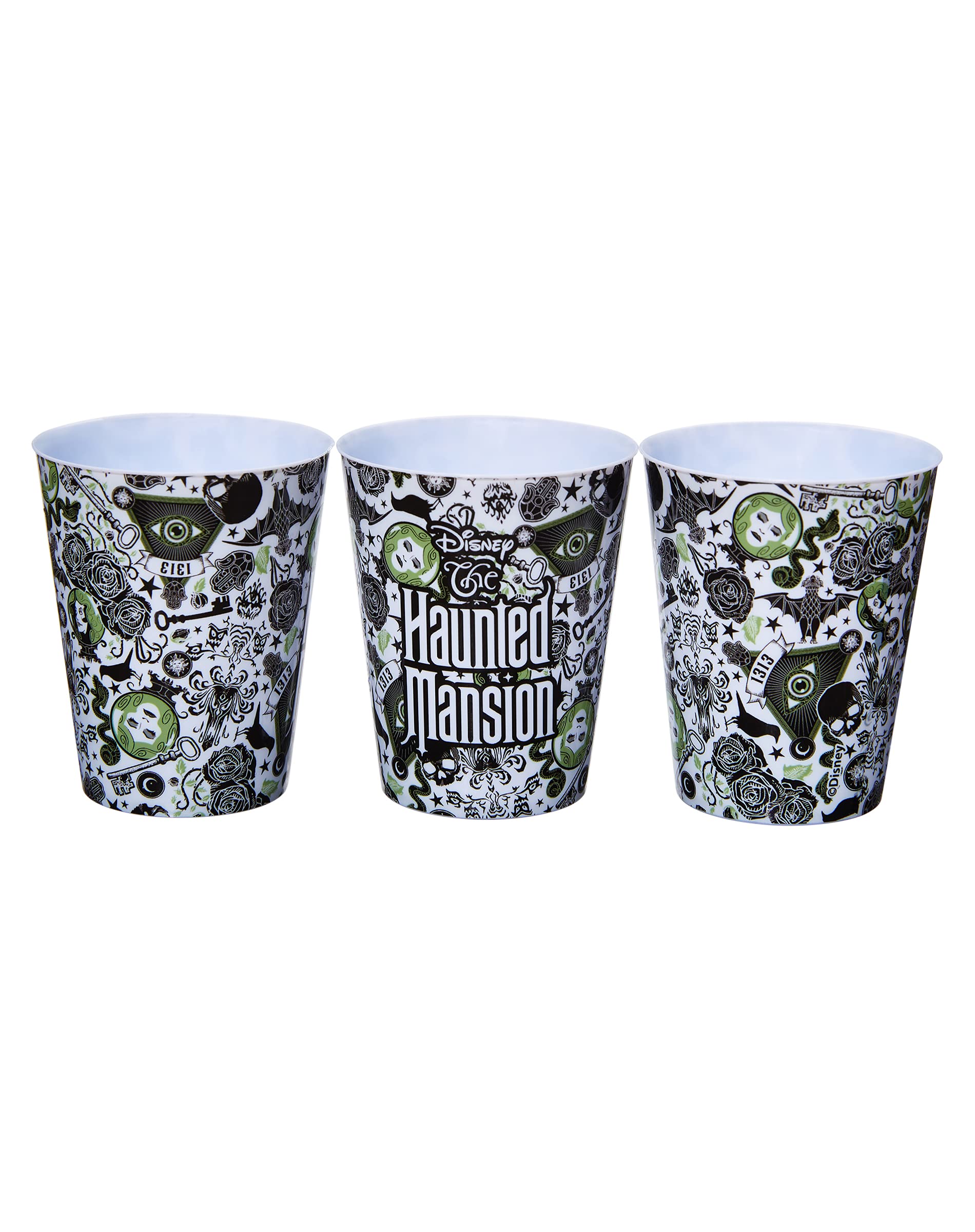Spirit Halloween Disney The Haunted Mansion Carnival Cup and Mini Glass Set