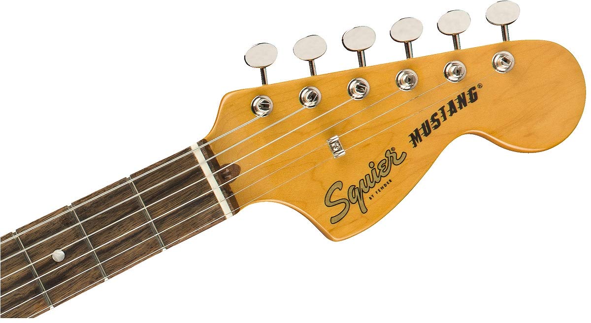 Squier Classic Vibe 60s Mustang Electric Guitar, with 2-Year Warranty, Sonic Blue, Laurel Fingerboard