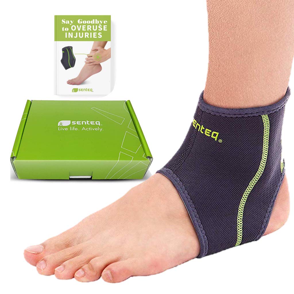 SENTEQ Ankle Brace for Men & Women- Compression Support for Sprained Ankles and Plantar Fasciitis, Elastic Neoprene Slim Sleeve for Jogging and Running, Ankle Stabilizer and Support for Walkers (3XL)