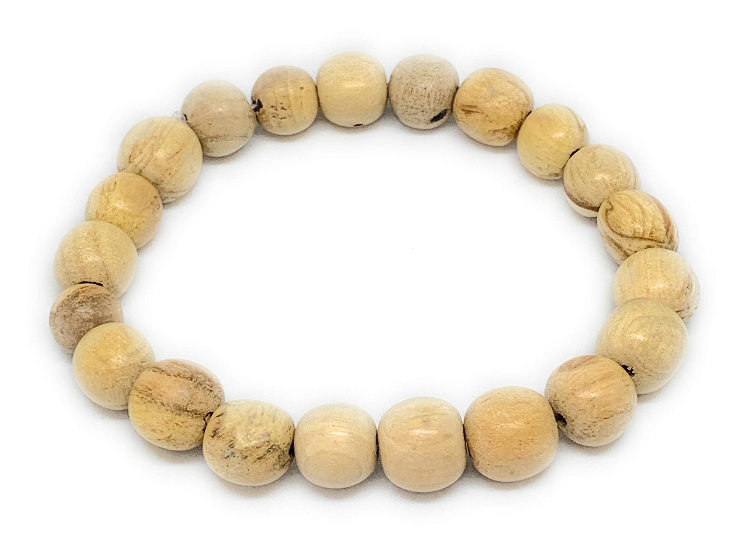 palo santo wood Bracelet hand-crafted made holy wood meditation relaxation