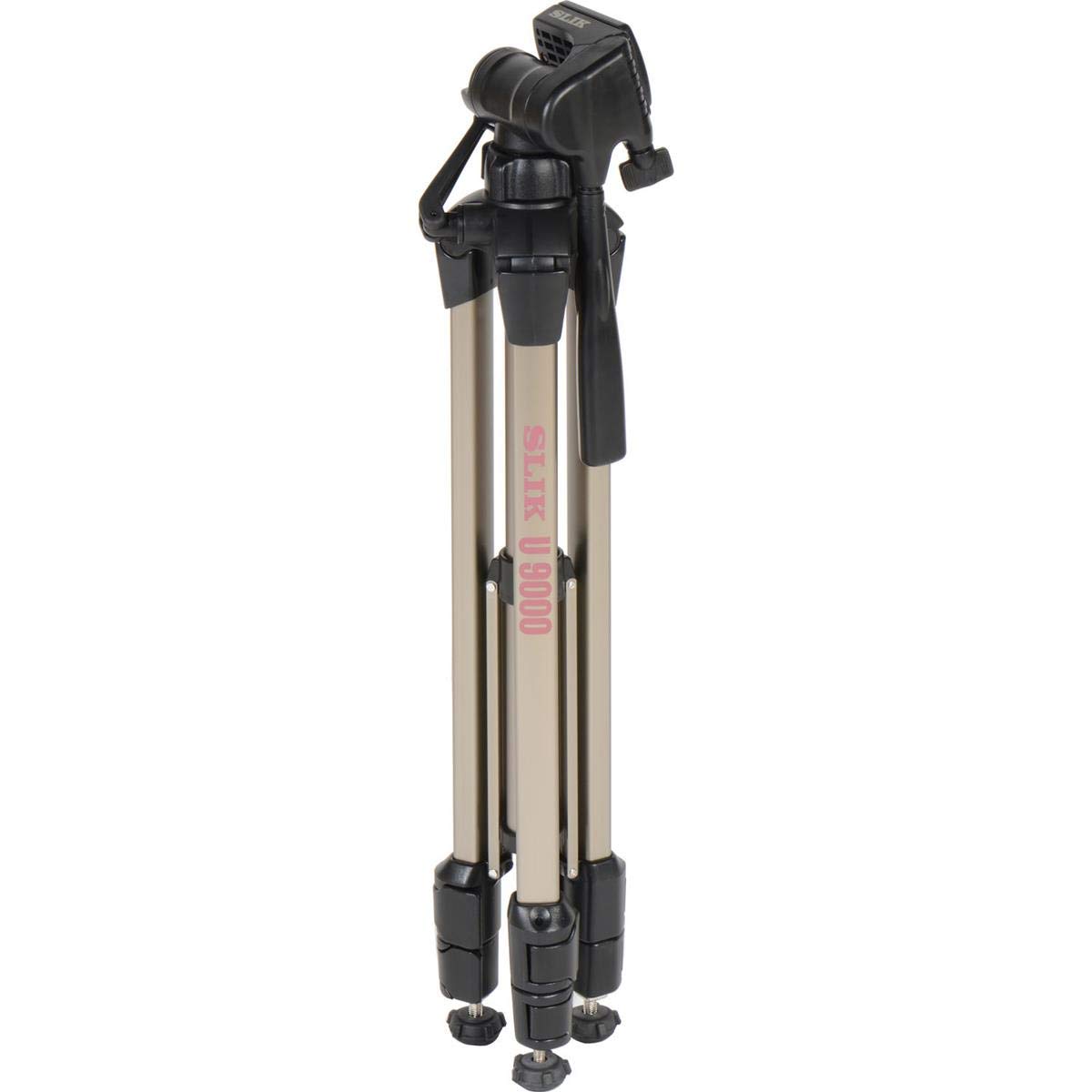 Slik U9000TBM U9000 Video Photo Tripod With Soft Carrying Case