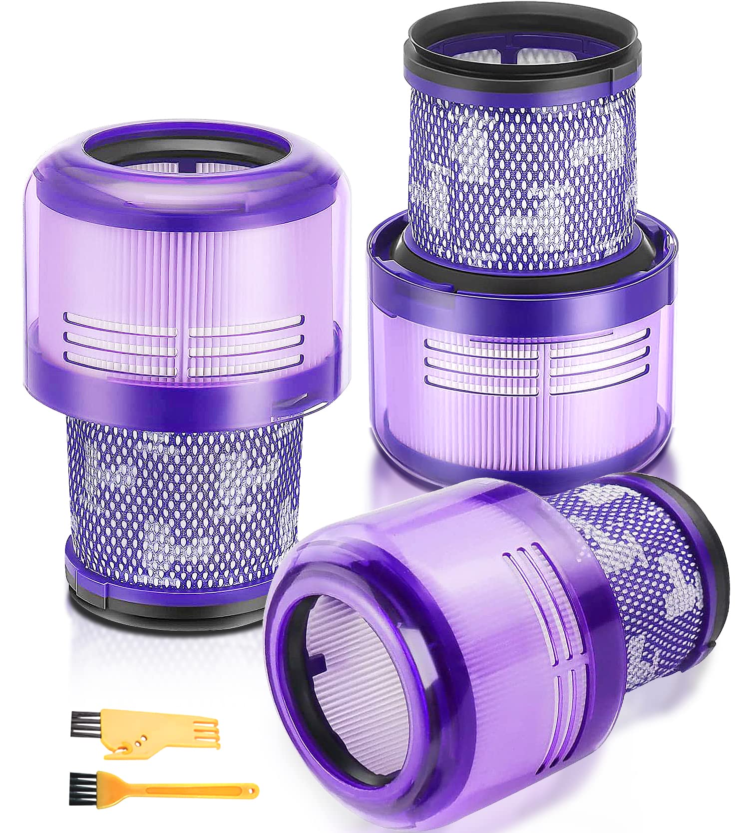 V11 Animal Filter Replacement Compatible with Dyson V11 Torque Drive V11 Animal V11 Complete V11 Extra V15 Detect Vacuums, Part 970013-02.