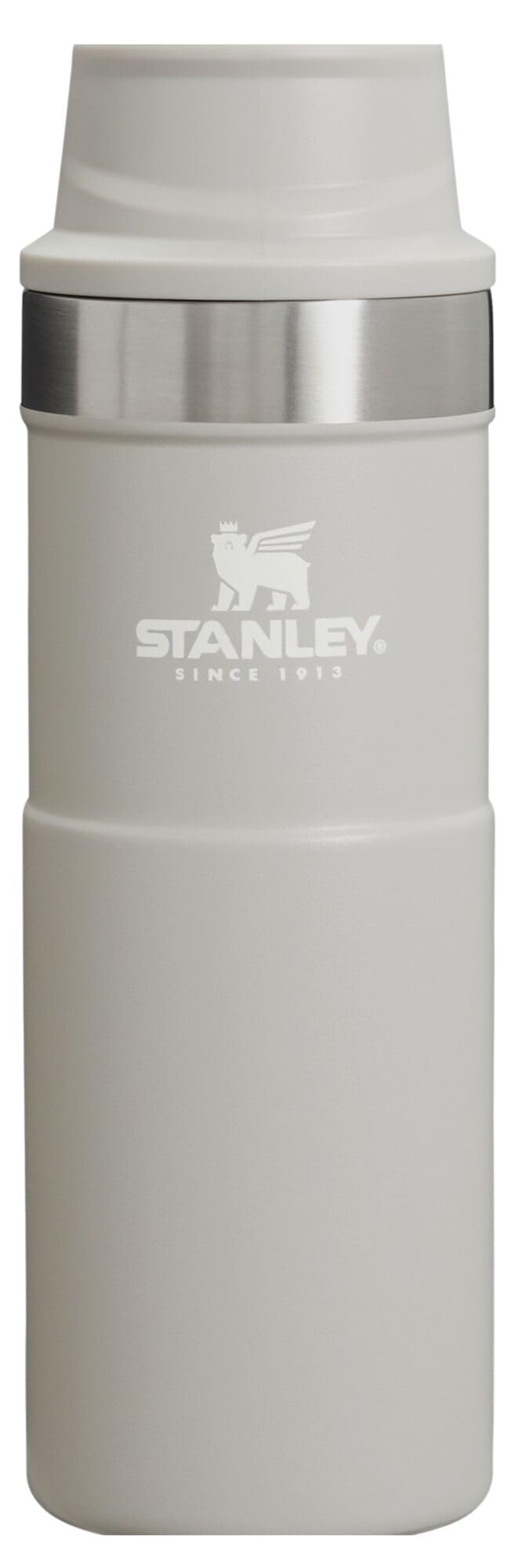 Stanley Classic Trigger Action Travel Mug 20 oz –Leak Proof + Packable Hot & Cold Thermos – Double Wall Vacuum Insulated Tumbler for Coffee, Tea & Drinks – BPA Free Stainless-Steel Travel Cup,Polar