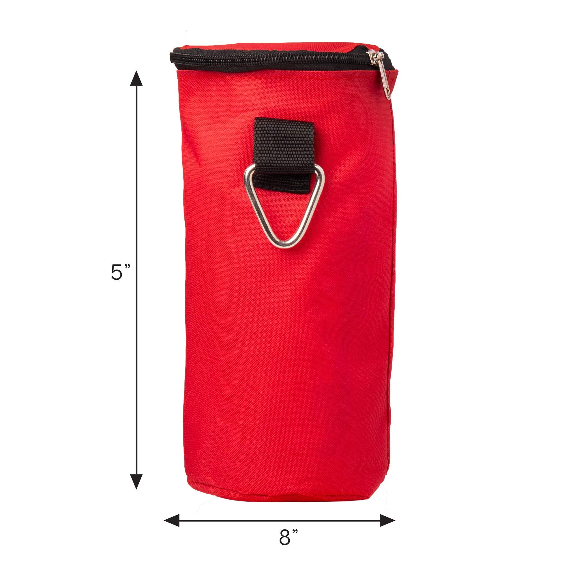 Shot Put Carrier Bag, Holds Up to 4 – Premium Quality Track & Field Equipment with Adjustable Carrying Strap & Zip Closure - For Middle School, High School, College & Professional Competition Levels