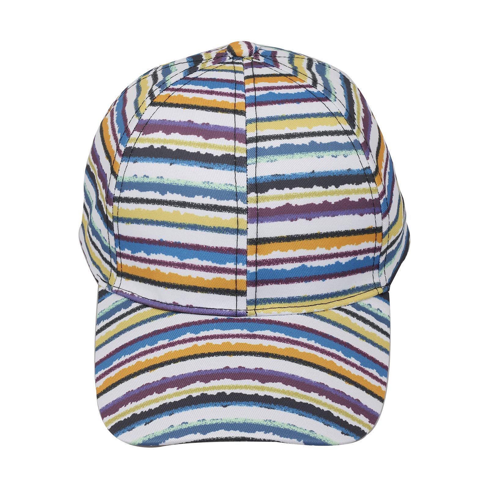VETAS Unisex Adjustable Outdoor Sport Hat Tie Dye Baseball Cap (Stripe)