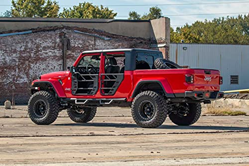 Rough Country Front & Rear Steel Tube Doors for 18-22 Jeep JL/JLU/JT - 10619