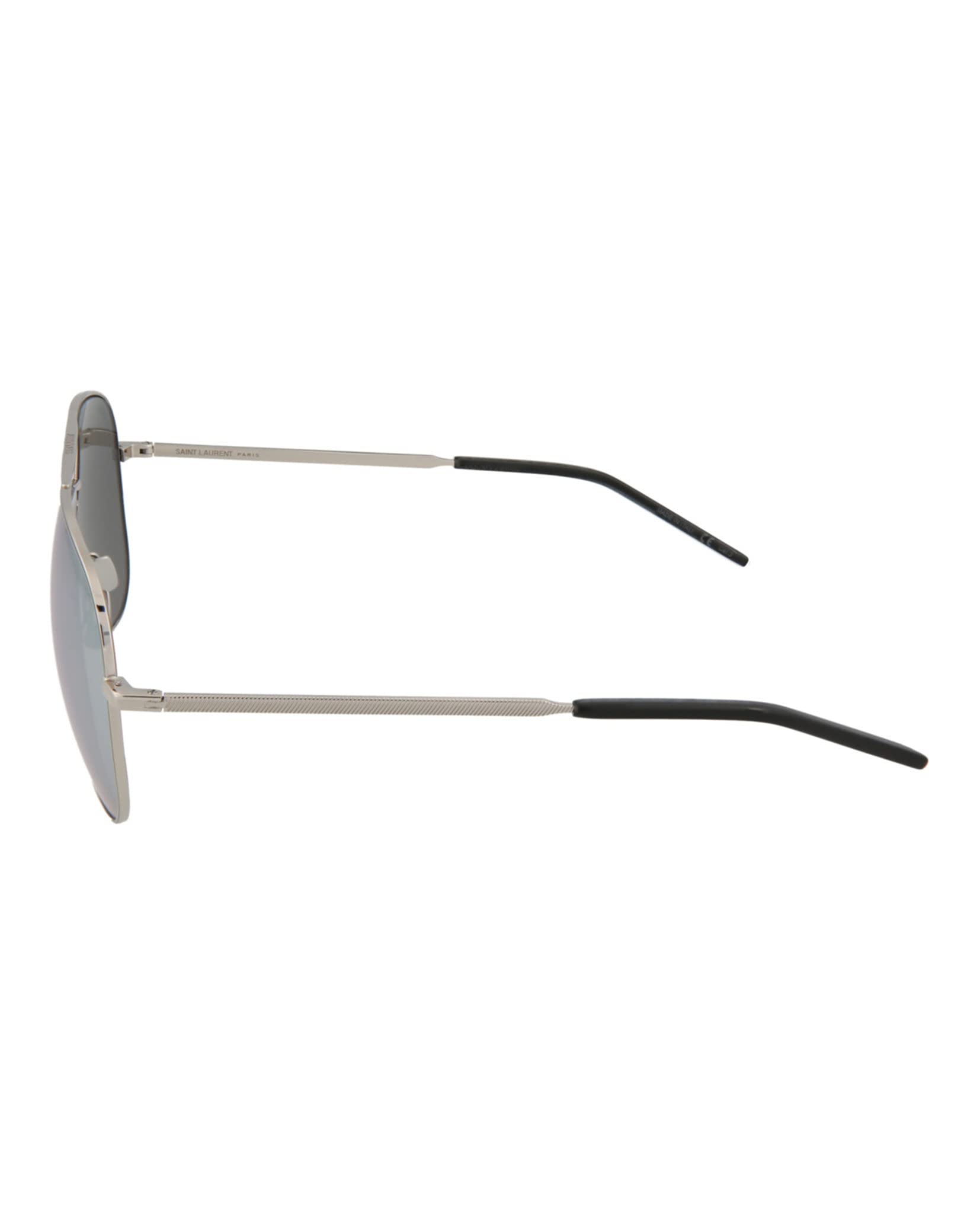 Saint Laurent Silver Pilot Unisex Sunglasses CLASSIC 11 FOLK 003