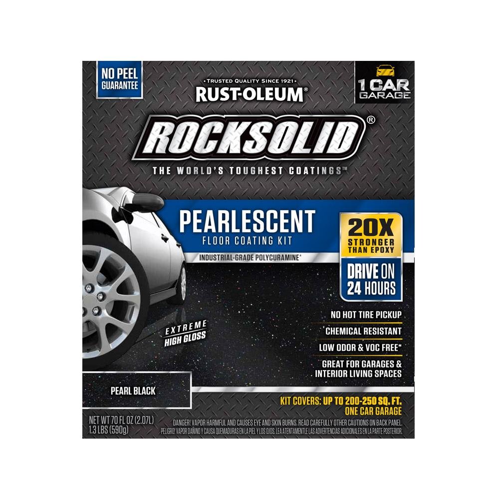 Rust-Oleum 306324 RockSolid Pearlescent 1 Car Garage Floor Coating Kit, Cabernet