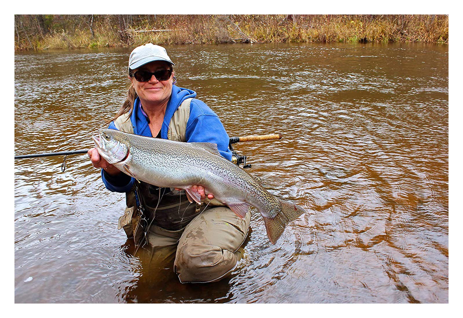 St. Croix Rods Triumph Salmon & Steelhead 2-Piece Casting Rod, Deep Run Blue, 9'0"