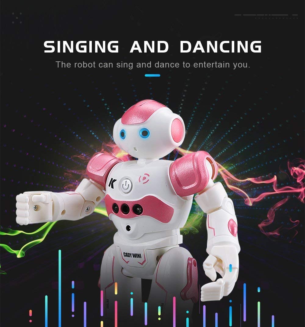 Threeking Rc Robot Toys Gesture Sensing Remote Control Programmable Robot Toy for 6+ Years Old Kids Birthday Present Gift