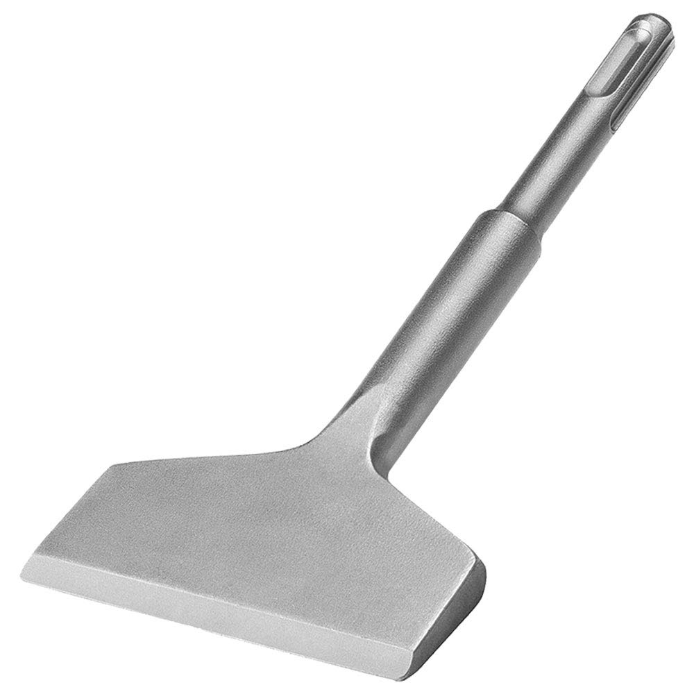 Wide Tile & Thinset Chisel, 3" x 10" Wall and Floor Scraper Shank for SDS-Plus Rotary and Demolition Hammers