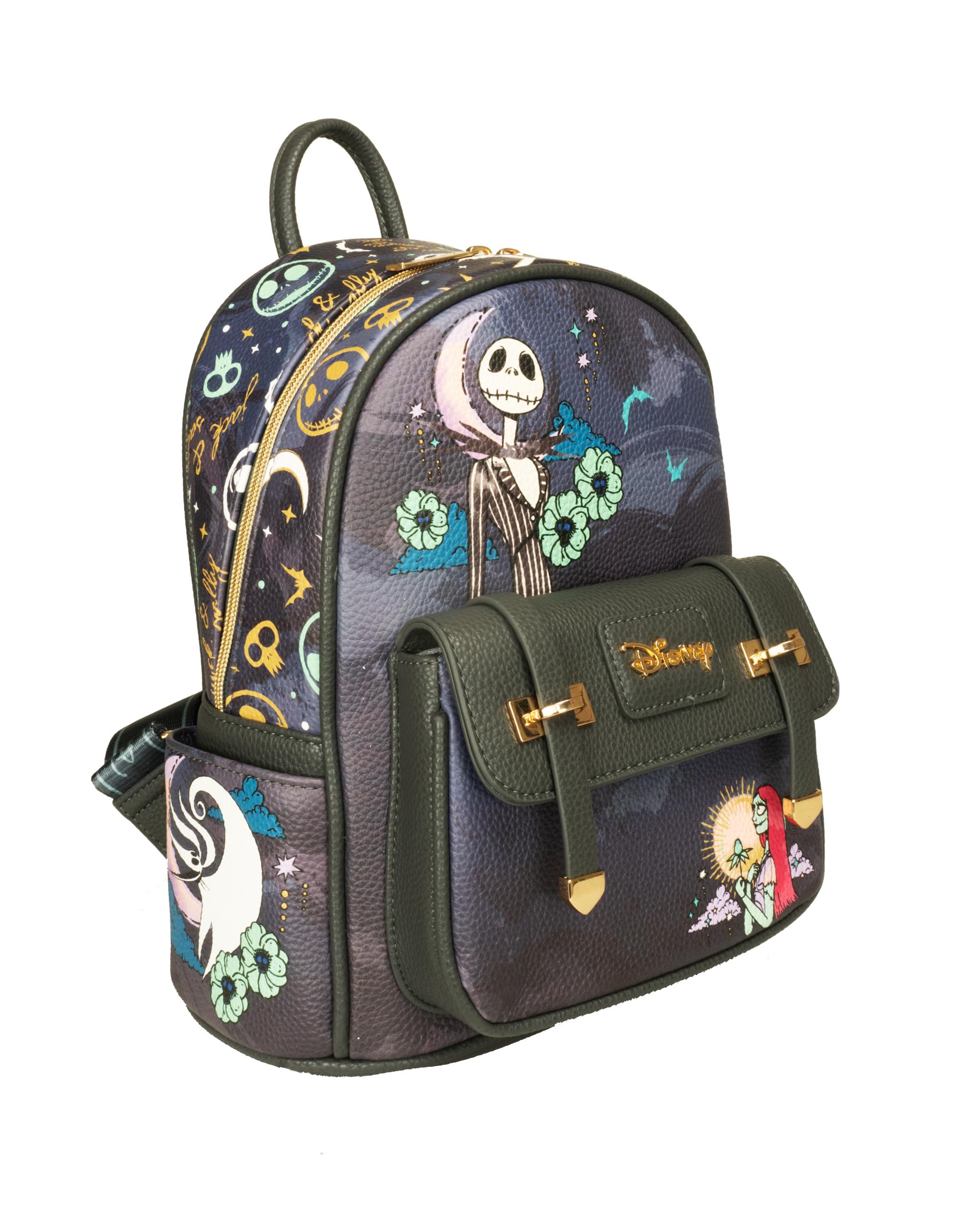 Wondapop Nightmare Before Christmas 11" Vegan Leather Fashion Mini Backpack