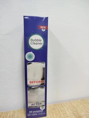 QUAAM 2PCS Bubble Cleaner,Foaming Heavy Oil Stain Cleaner, Grease And Dirt Remover Foam Spray, All Purpose Bubble Cleaner Kitchen Deep Cleaning Spray