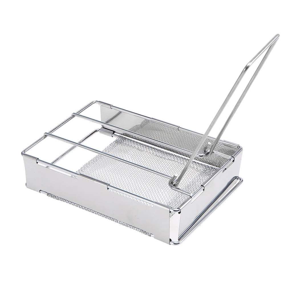 YFDM Bread Toaster Camping Stove Toaster Plate Portable Outdoor Camping Bread Toaster Grill Cookware Outdoor Grill