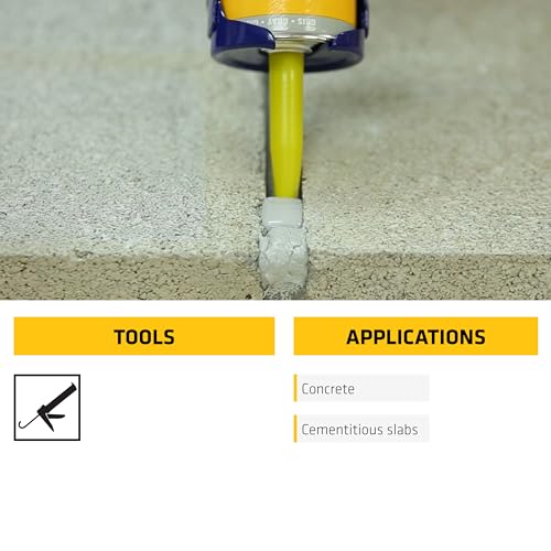 Sikaflex Self Leveling Sealant, Gray, polyurethane with an accelerated curing capacity for sealing horizontal expansion joints in concrete, 29 fl. oz Cartridge