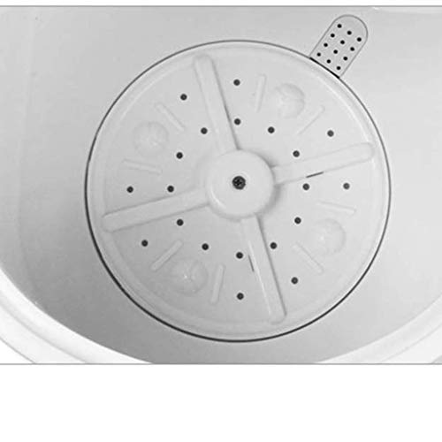 Rose Red Washing Machine,Electric Compact Laundry Machines Portable Durable Design Washer Energy Saving, Rotary Controller