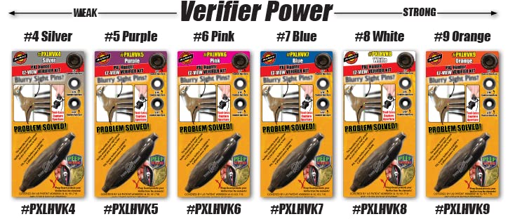 Specialty Archery - PXL Hunter - EZ View - Verifier Kit - w/ #4 Verifier & Peep Guard - Silver