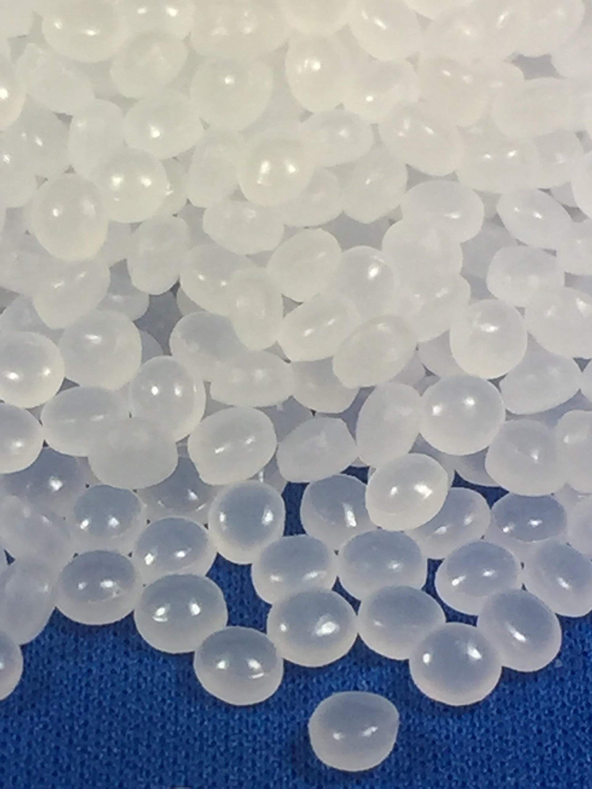 Poly Plastic Pellets Bulk for Weighted Blankets & Crafts Bulk Box (25 pounds) Made in the USA for Rock Tumbling, Stuffing & Filling Dolls, Crafts, Lap Pad