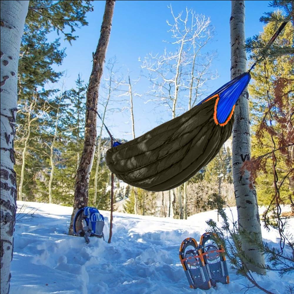 WintMing Hammock Underquilt for Travel Backpacking Hiking 3 Season Sleeping Bag for Hammock Waterproof Camping Warm Under Blanket