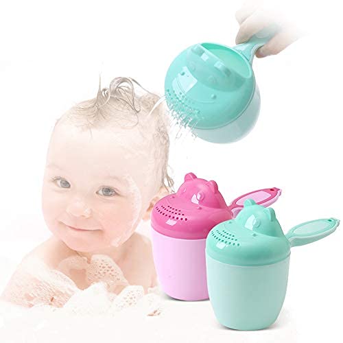 UNAOIWN Baby Bath Waterfall Rinser Kids Shampoo Rinse Cup Newborn Bath Shower Washing Head