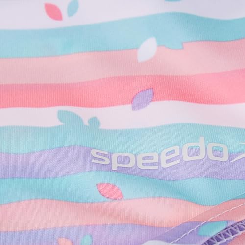 Speedo Infant Printed Polyester Swimming Cap, Galinda/Hard Candy/Marine, One Size