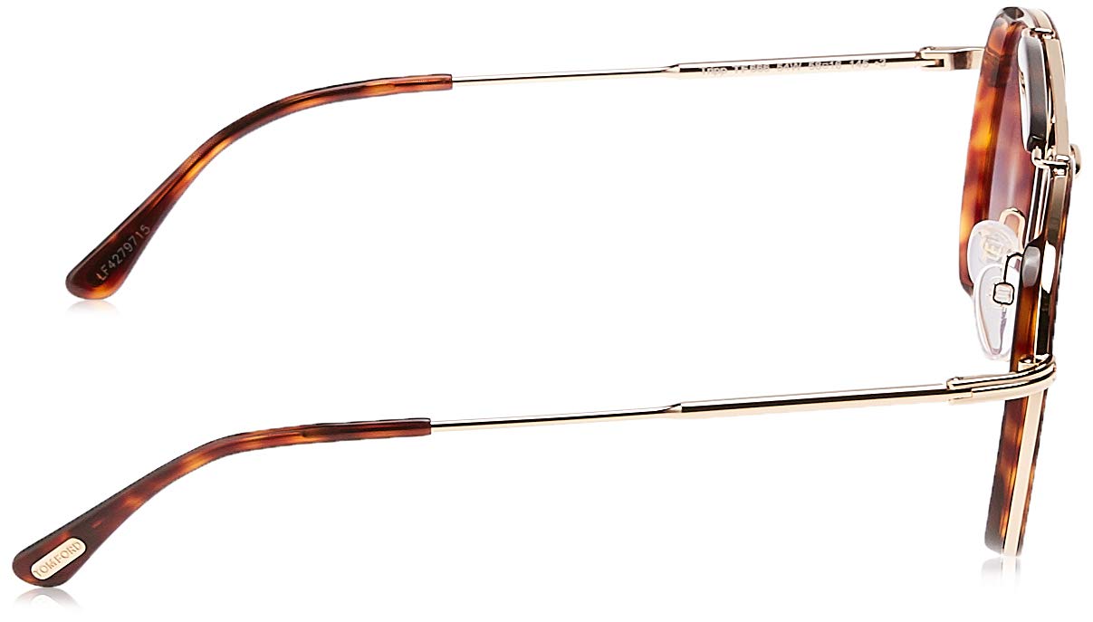 Sunglasses Tom Ford FT 0666 Tripp 54W red havana/gradient blue