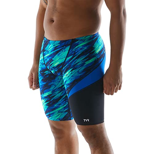 TYR SPORT Men's Standard VITRIC Jammer, Green, 24