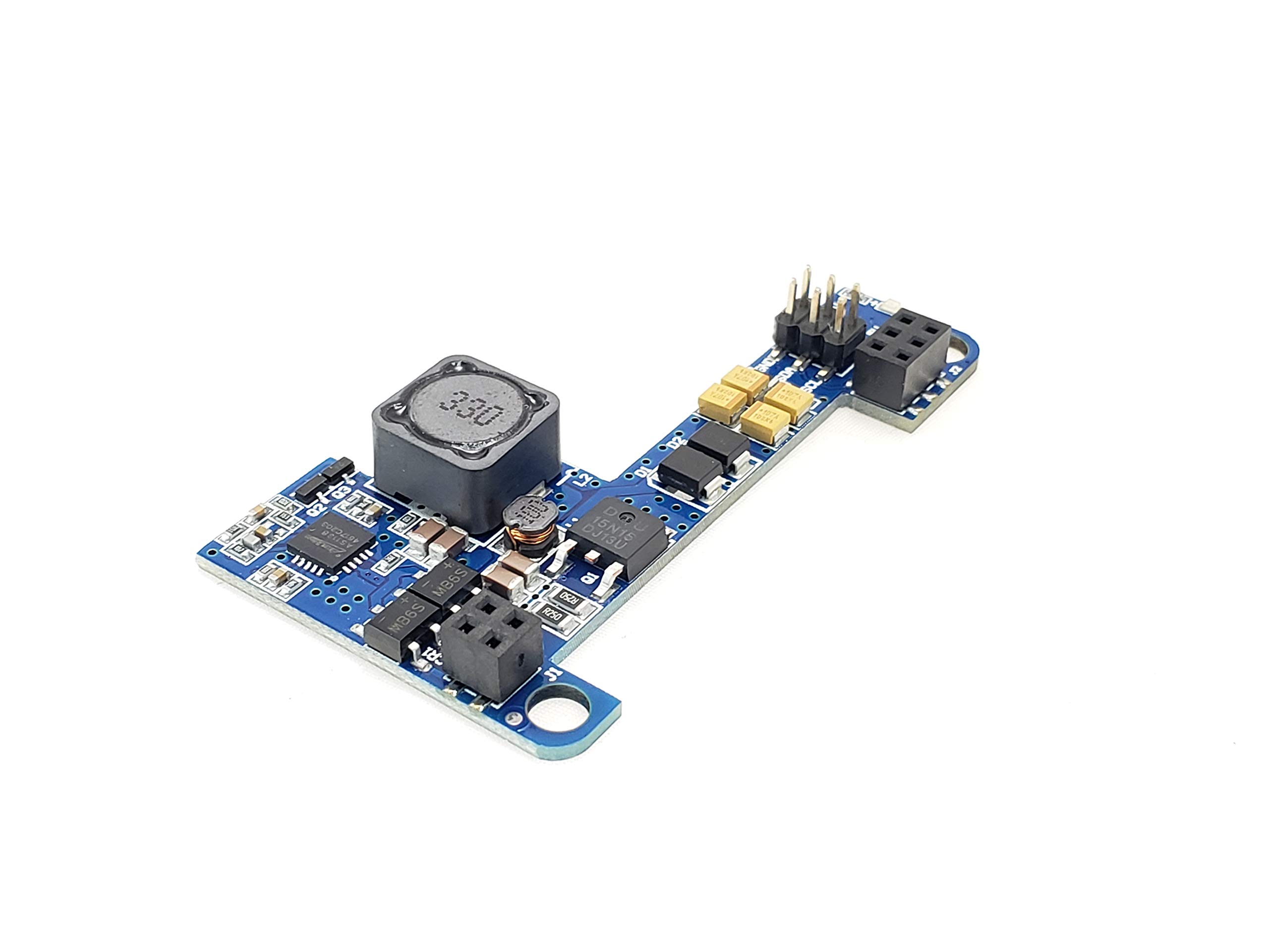 Raspberry Pi Deep Case PoE 5.2V@3.5A HAT Metal Enclosure Protective Box Cooling Fan 17.5Watt Power Over Ethernet (POE) HAT PoE Network Standard Compliant for Rpi 4 Model B by CMC TECH