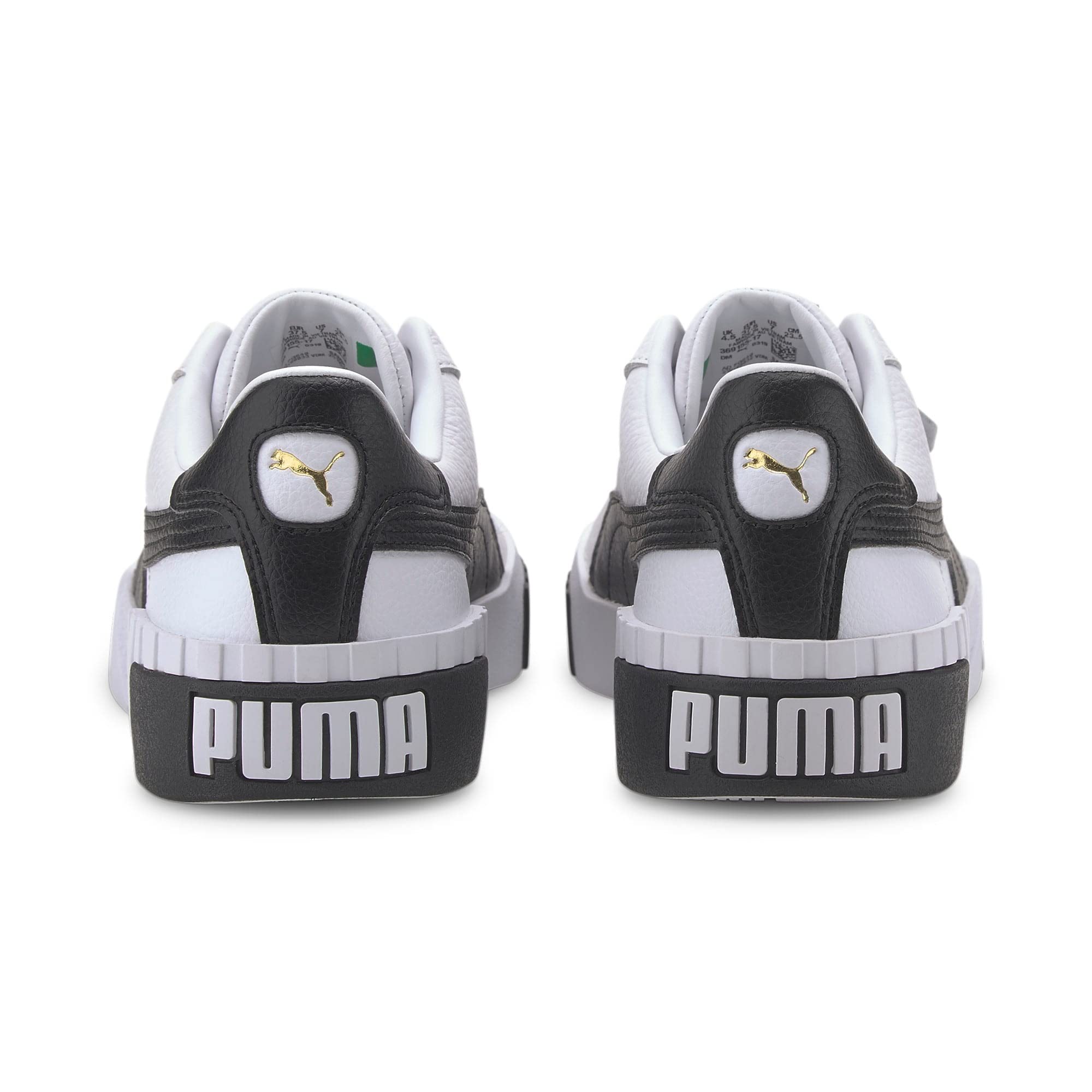 PUMA Women's Cali WN's Trainers, White Black, 7