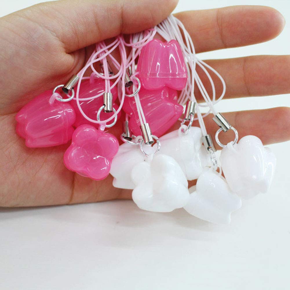 Redsa Tooth Saver Box, Plastic Tooth Saver Necklace with String, Tooth Keepsake Holder Organizer Tooth Fairy for Kids School Events Dental Offices