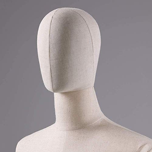 Tailors Dummy Male Mannequin Torso with Rectangular Base Trousers Rack and Shoes Holder| for Clothing Display Dressmakers Dummy