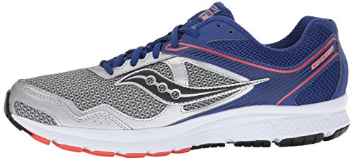 Saucony Men's Cohesion 10 Running Shoe, Silver Blue, 11.5 M US