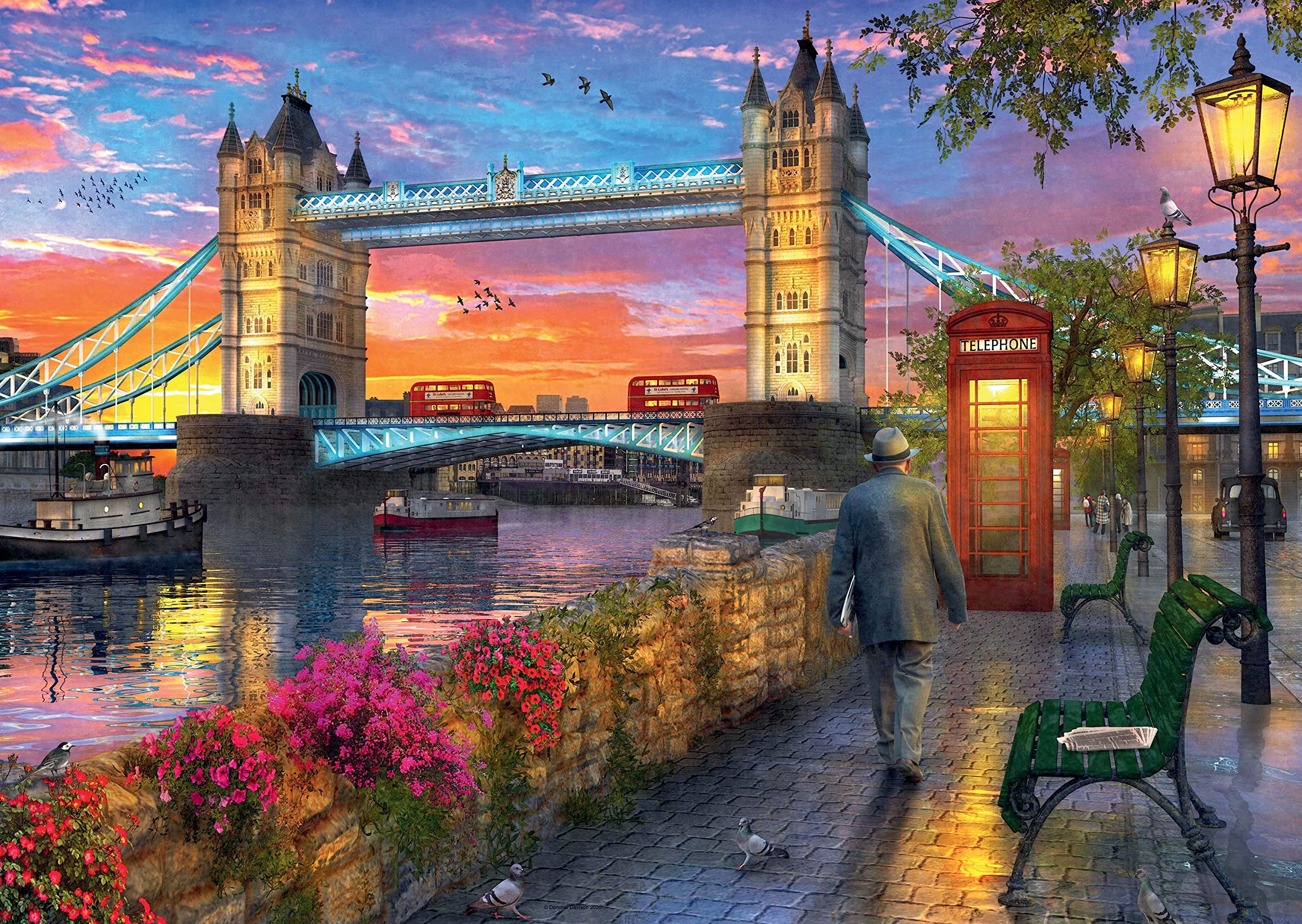 Ravensburger Tower Bridge of London at Sunset 1000 Piece Jigsaw Puzzle for Adults and Kids Age 12 Years Up
