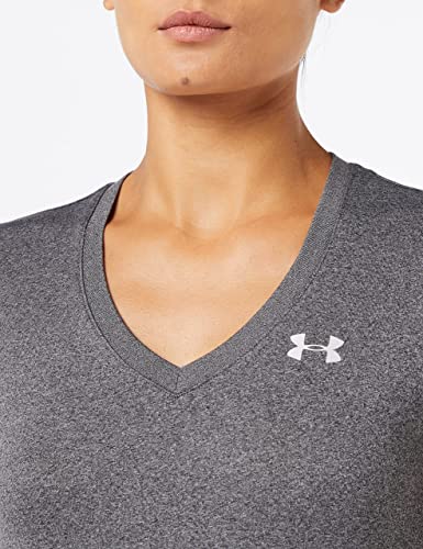 Under Armour Women's UA Tech™ Short Sleeve V-Neck 3X Gray