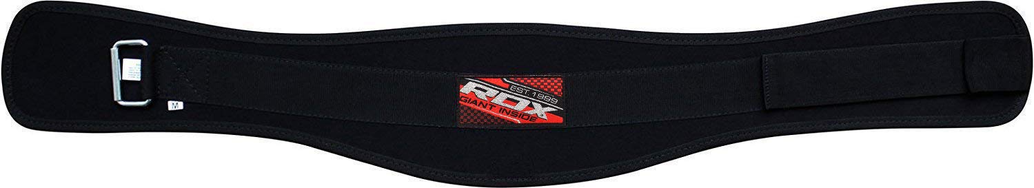 RDX Weight Lifting Belt for Gym Fitness Training - Neoprene Padded Curved Belt with 6 inch Lumbar Back Support - Great for Bodybuilding, Functional Training, Powerlifting, Deadlifts Workout & Squats
