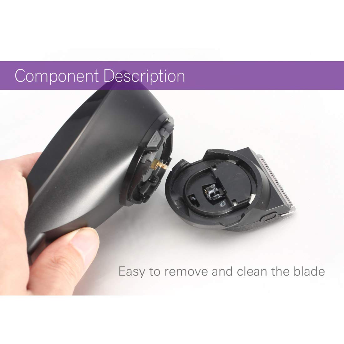 WMARK Do-it-Yourself Cordless Hair Clippers with 4 Guid Combs
