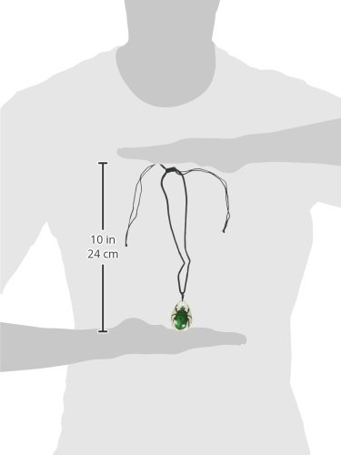 REALBUG Green Chafer Beetle Necklace, Glow in The Dark, Large